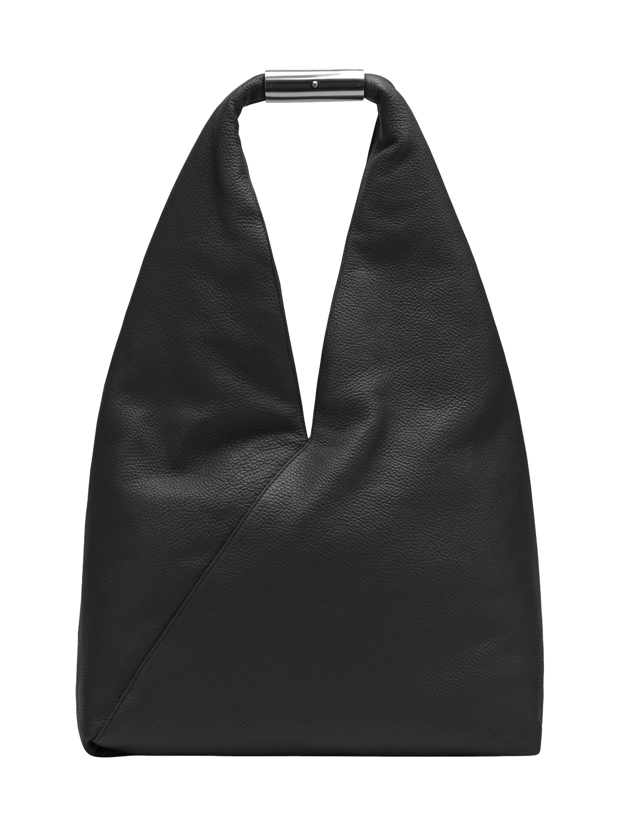 MAISON MARGIELA MM6 Maison Margiela Large Japanese Bag with Jewel Handle in Leather