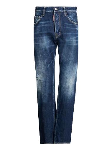 DSQUARED2 DSQUARED2 Straight-Leg Jeans in Dark Wash Denim