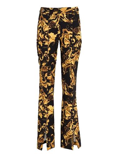 VERSACE Versace Jeans Couture Black High Waisted Straight Leg Pants