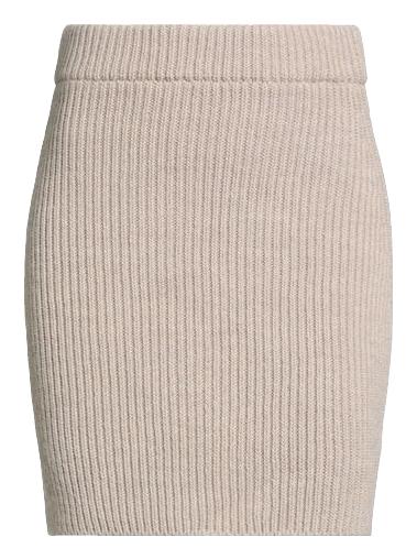 VICOLO VICOLO Ribbed-Knit Pencil Mini Skirt