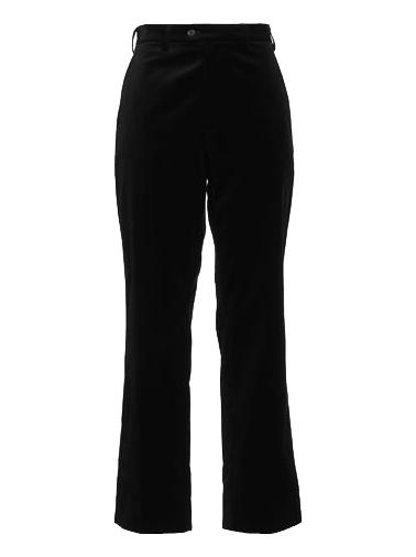 DOLCE & GABBANA Dolce & Gabbana Satin-trimmed Cotton-blend Velvet Slim-leg Pants