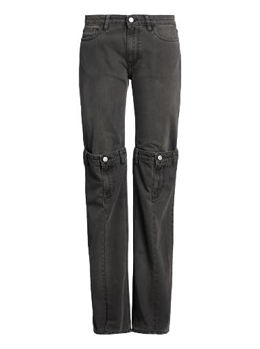 COPERNI Coperni Charcoal Cotton Straight-Leg Jeans