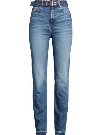 GANNI GANNI Straight-Leg Organic Cotton Blend Jeans