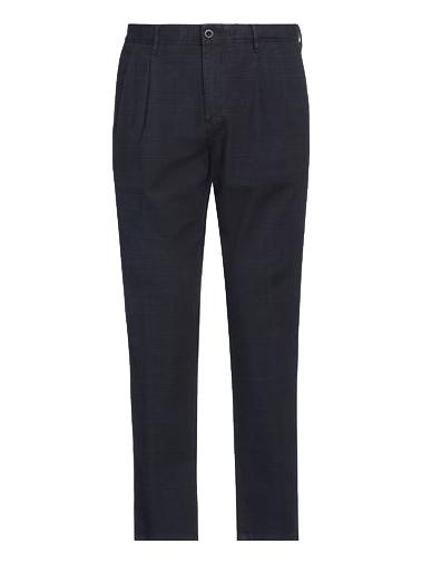 INCOTEX man pants midnight blue size 34 cotton, elastane