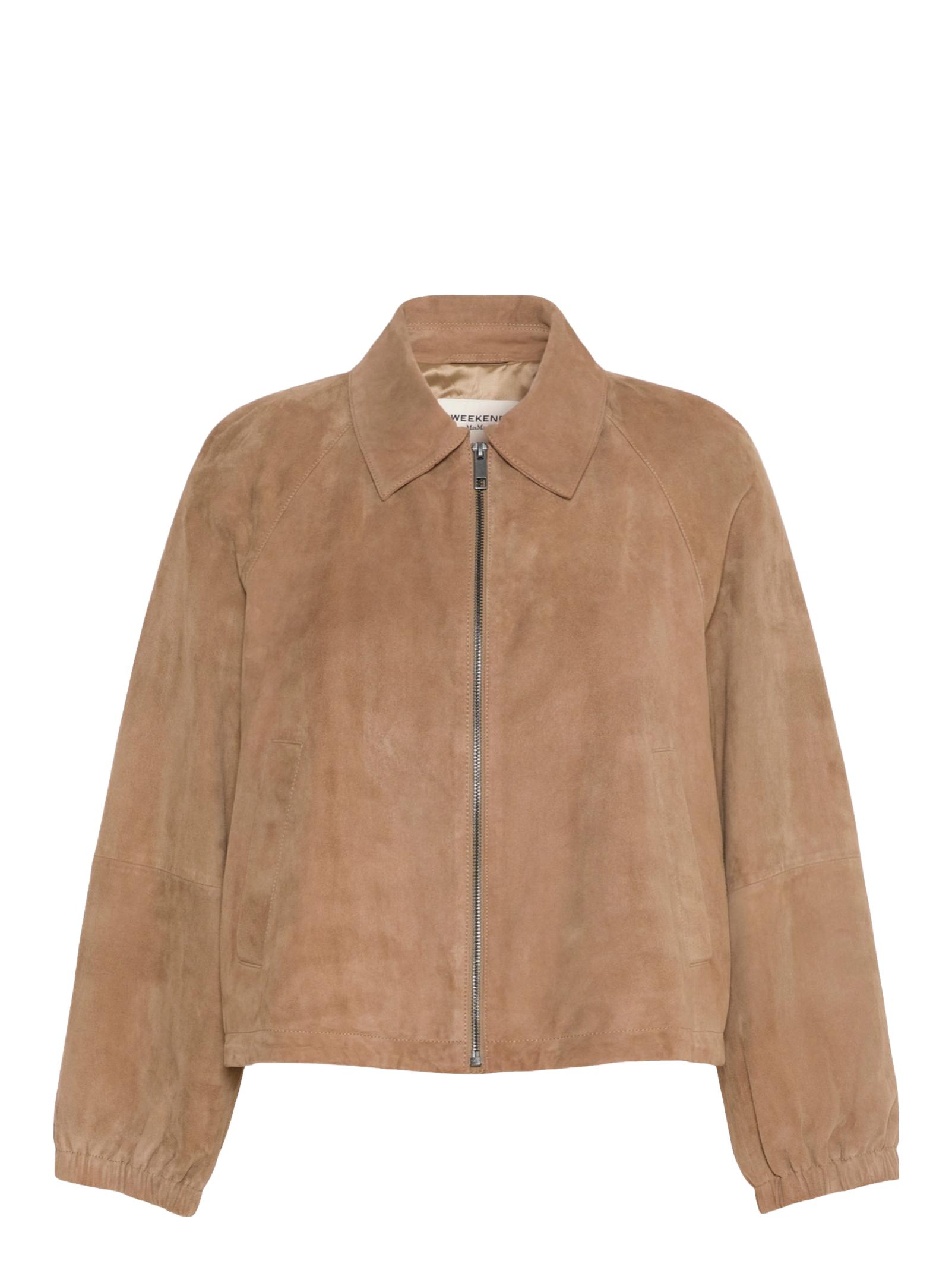 MAX MARA Weekend Max Mara Suede Zip-Up Jacket