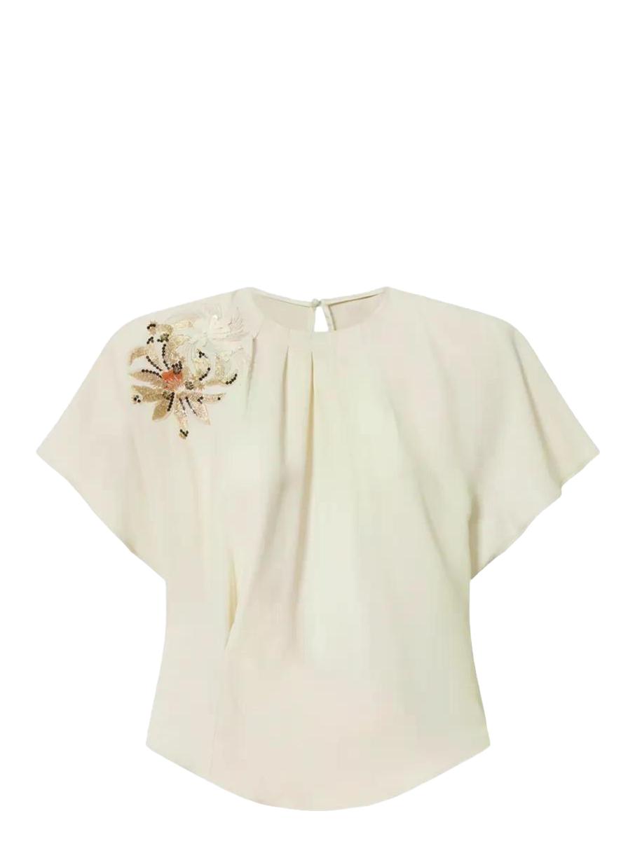 ISABEL MARANT ÉTOILE ISABEL MARANT Sakine Embroidered Cropped Top