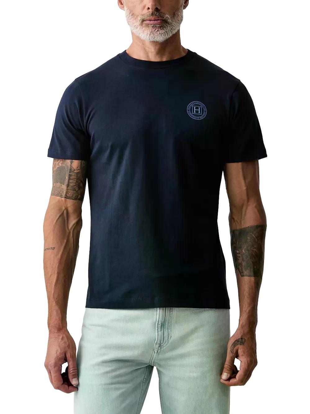 HACKETT logo-print crew neck t-shirt