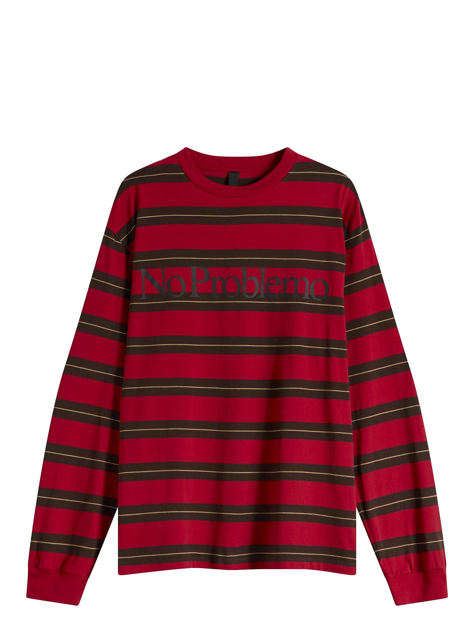 NO PROBLEMO striped ls t-shirt