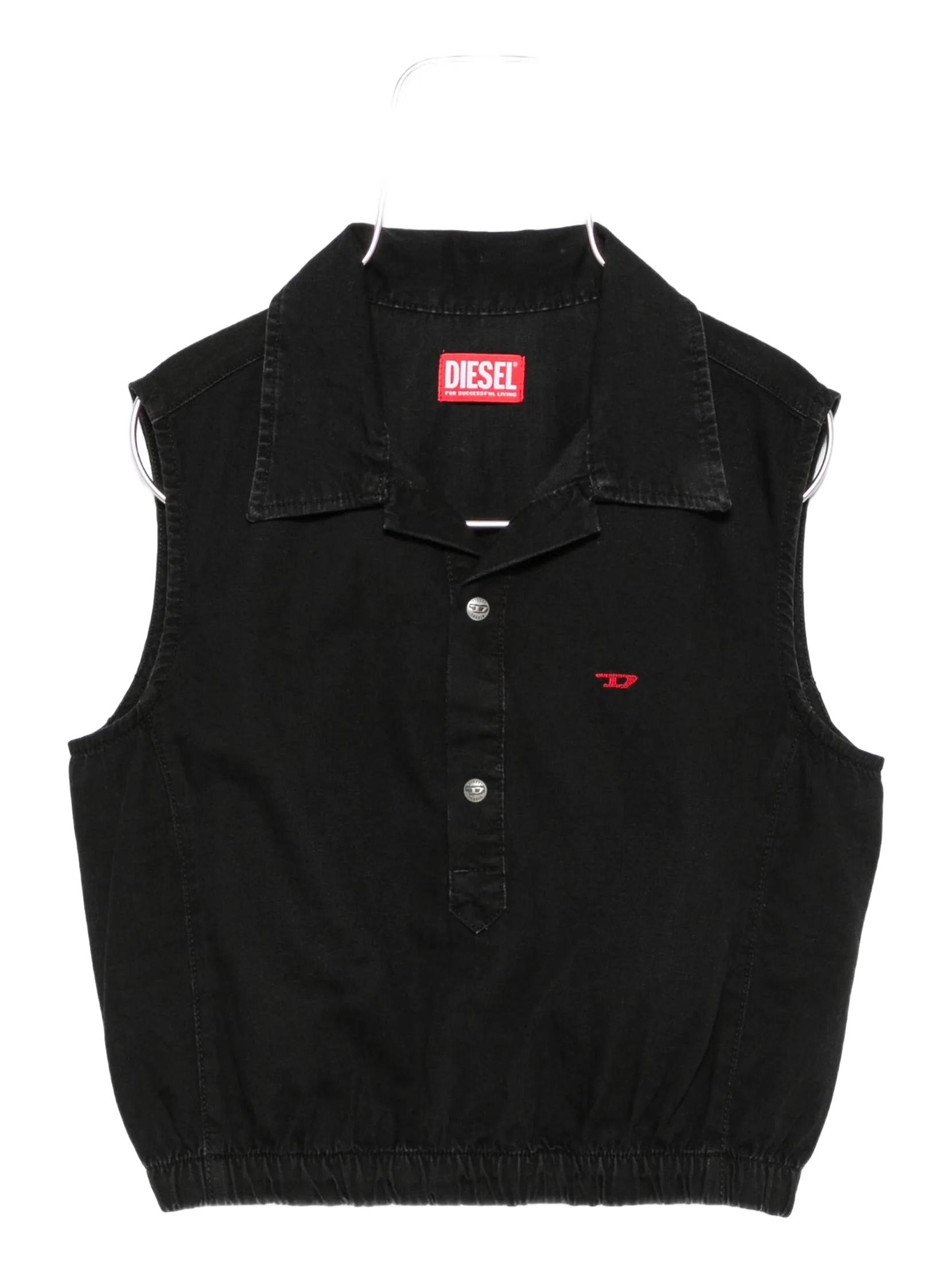 DIESEL® Diesel De-Drey Cropped Sleeveless Top