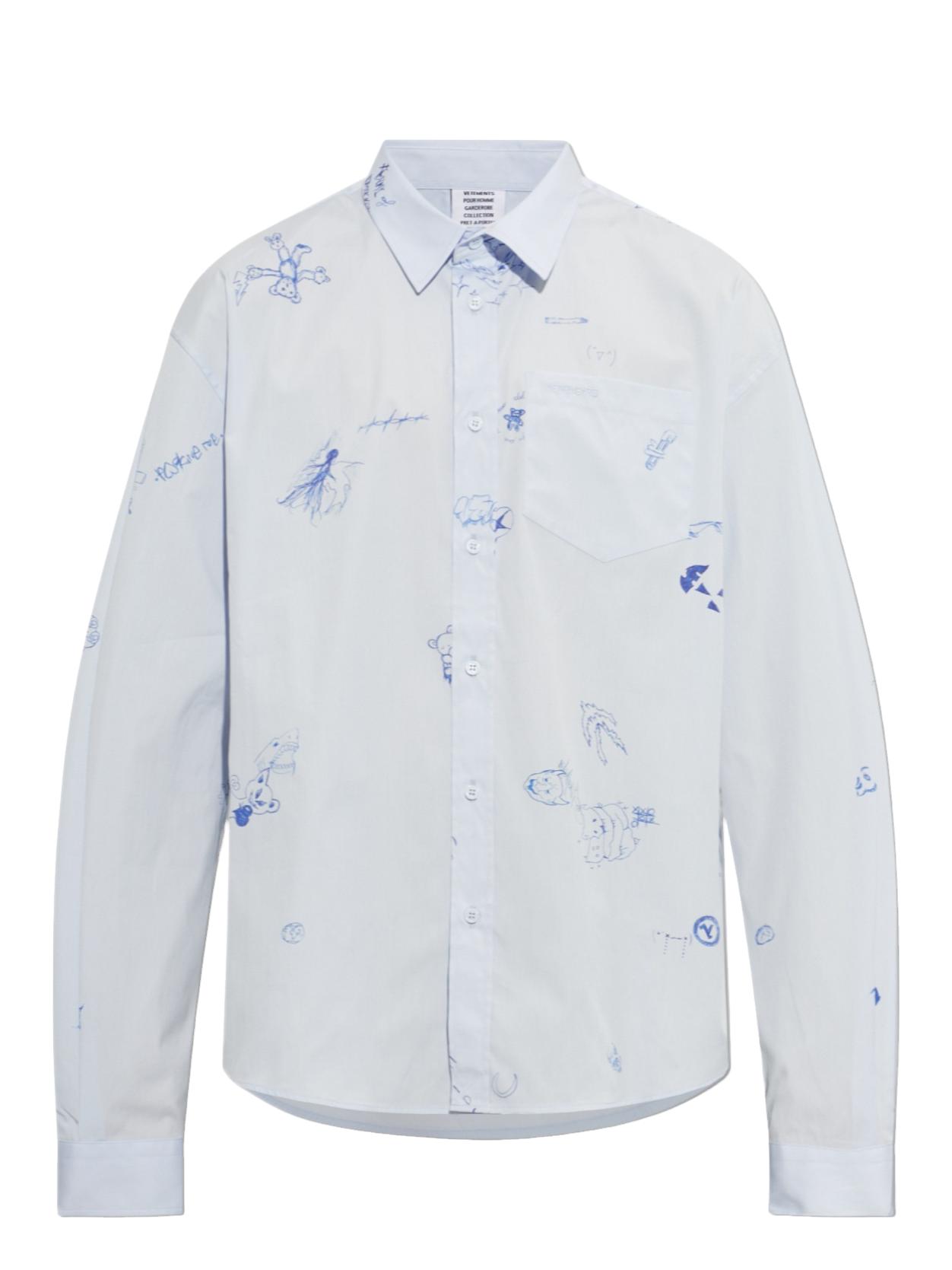 VETEMENTS Vetements Graphic Printed Long Sleeved Shirt