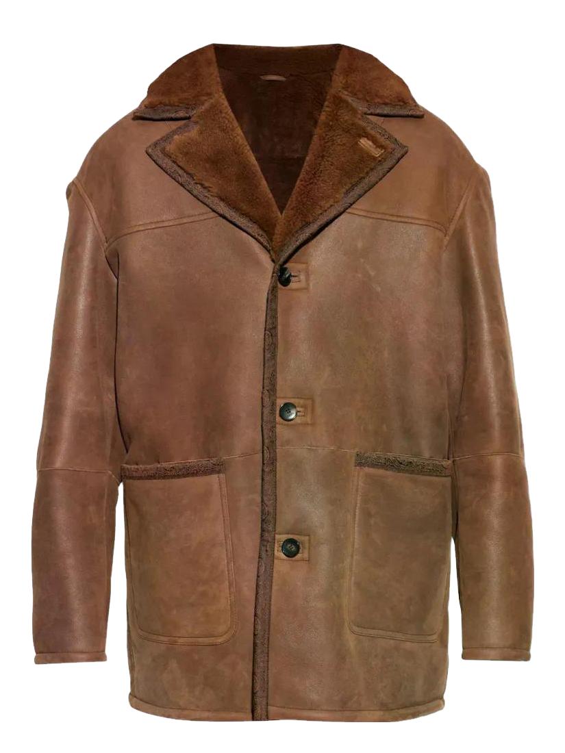 ETRO ETRO Shearling-Lined Coat with Paisley Trim