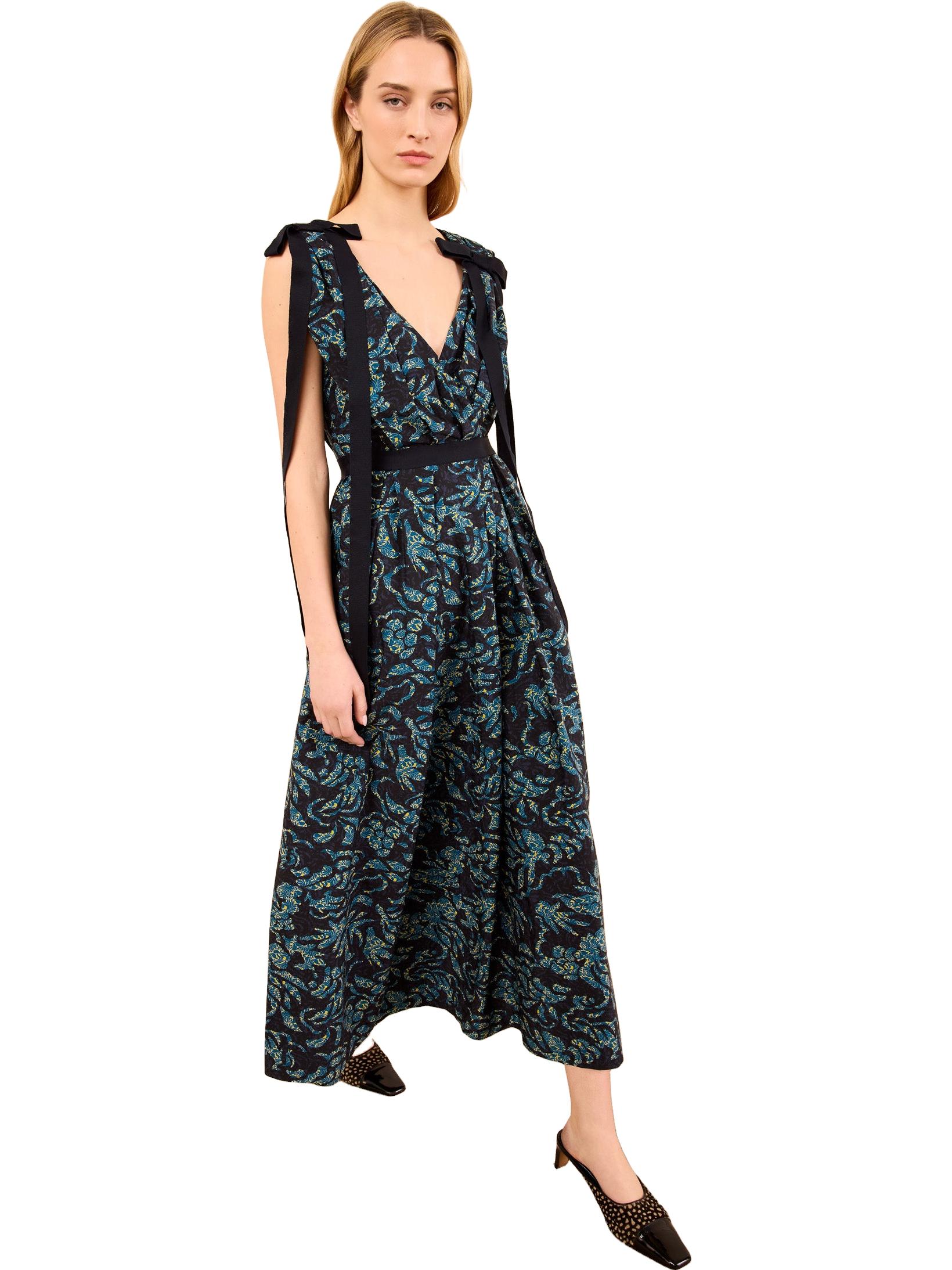 ULLA JOHNSON Ulla Johnson Karina Printed Cotton Bow Dress