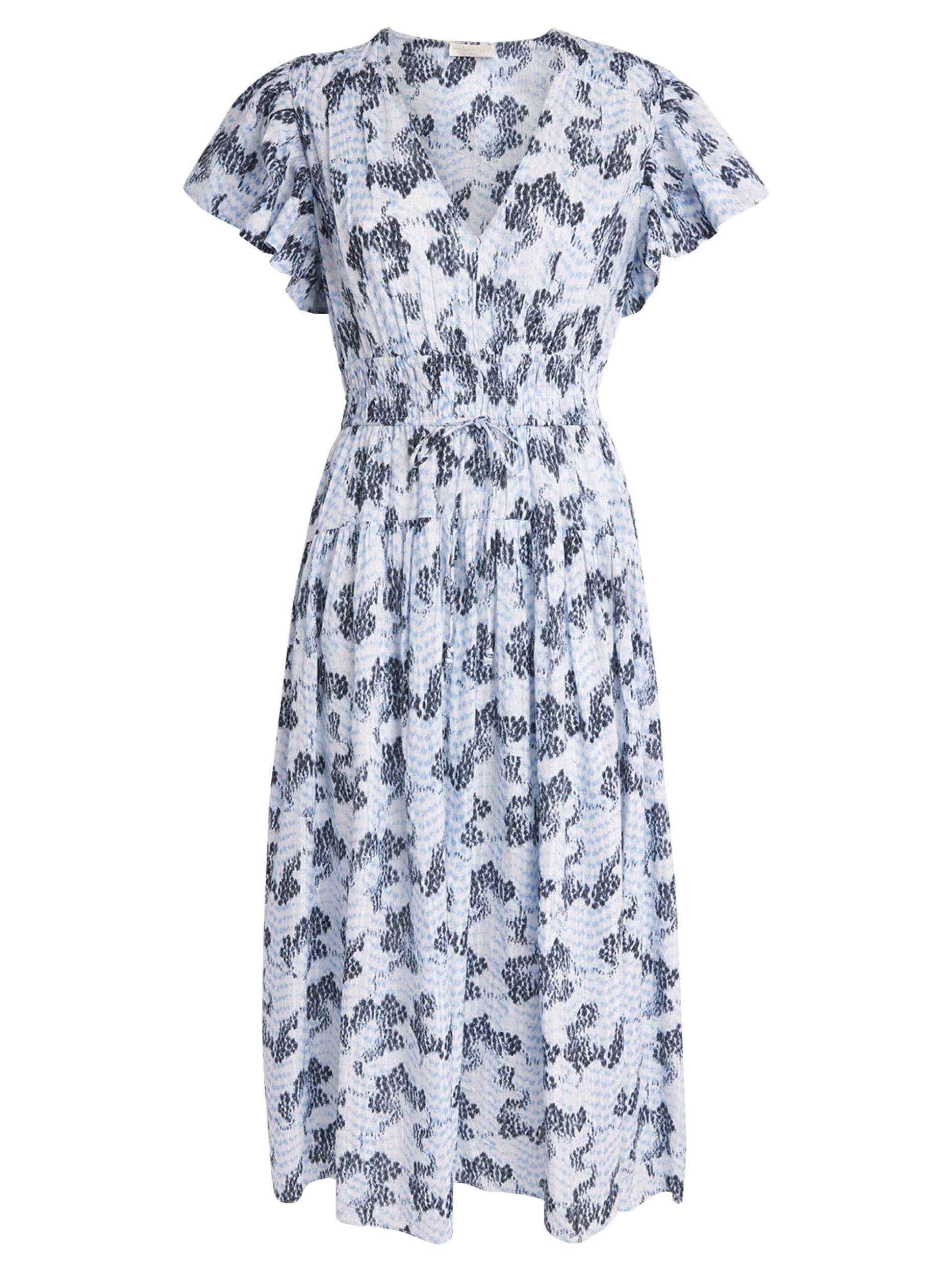 ULLA JOHNSON Ulla Johnson Lyria Midi Dress in Printed Cotton Blend