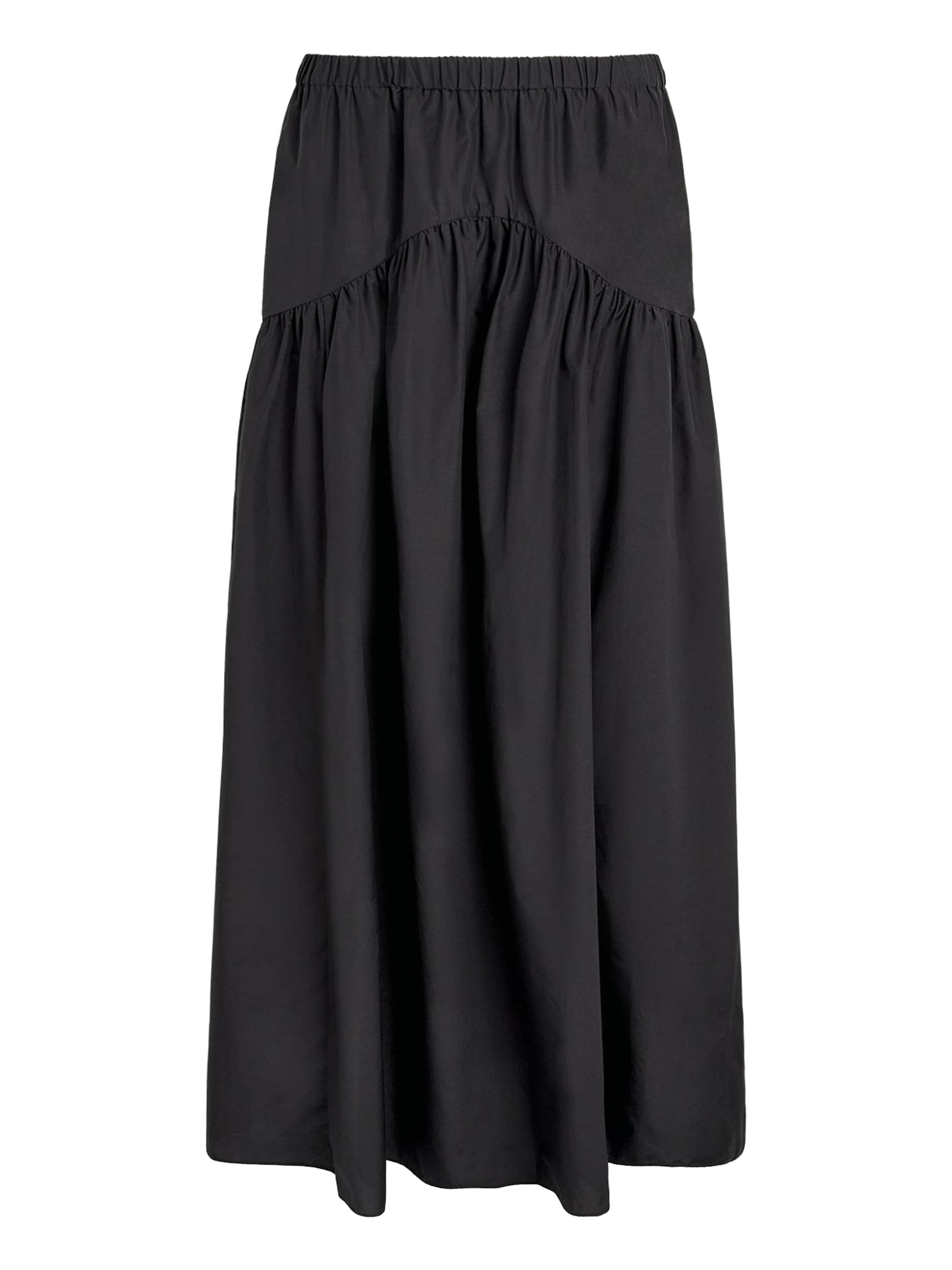 THEORY Theory Curved Yoke Midi Skirt