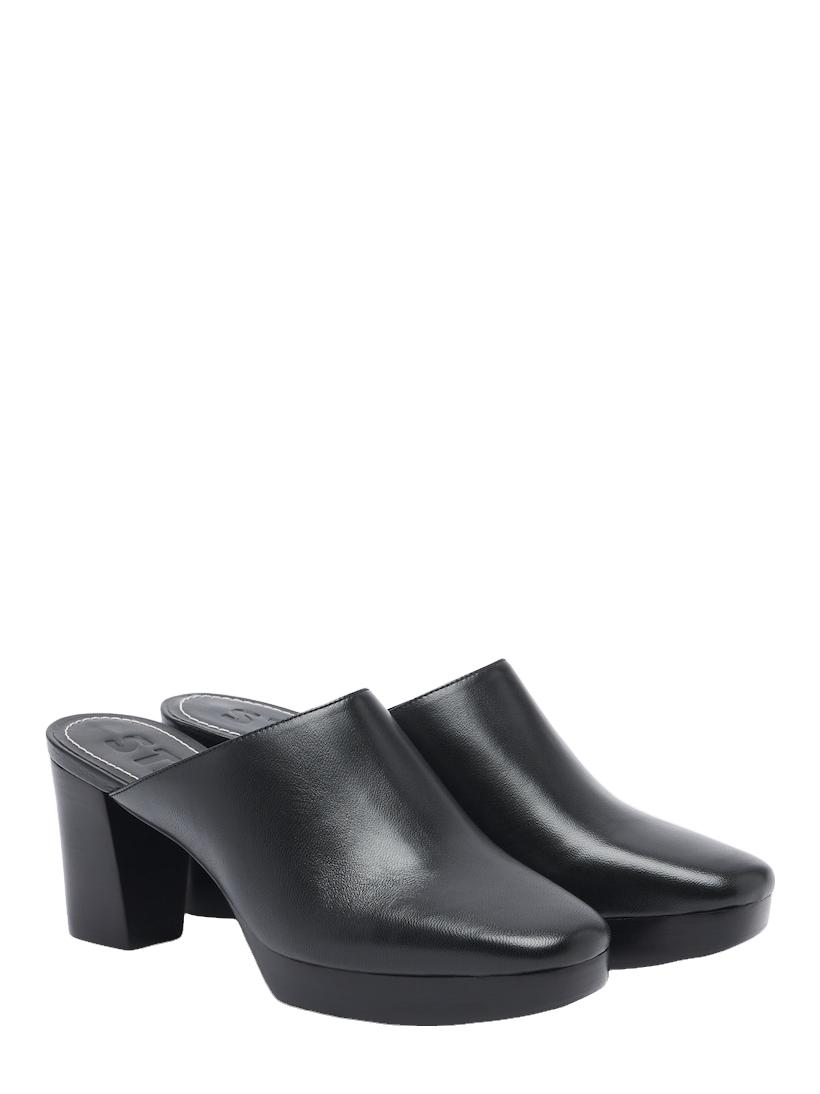 STAUD Staud Monica Leather Platform Mules