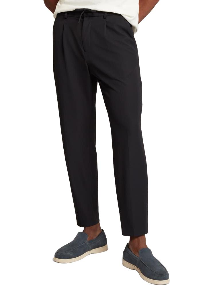 TED BAKER LONDON Ted Baker Pleated Straight Leg Drawstring Pants