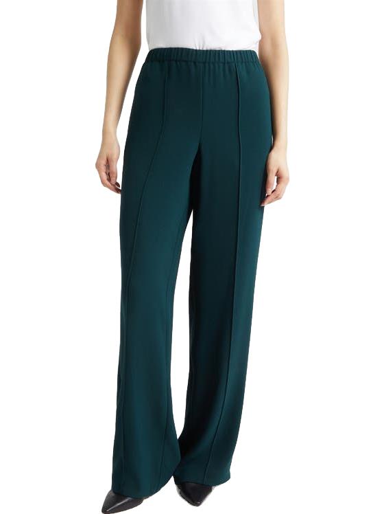 VINCE Vince Mid-Rise Wide-Leg Pleated Pants