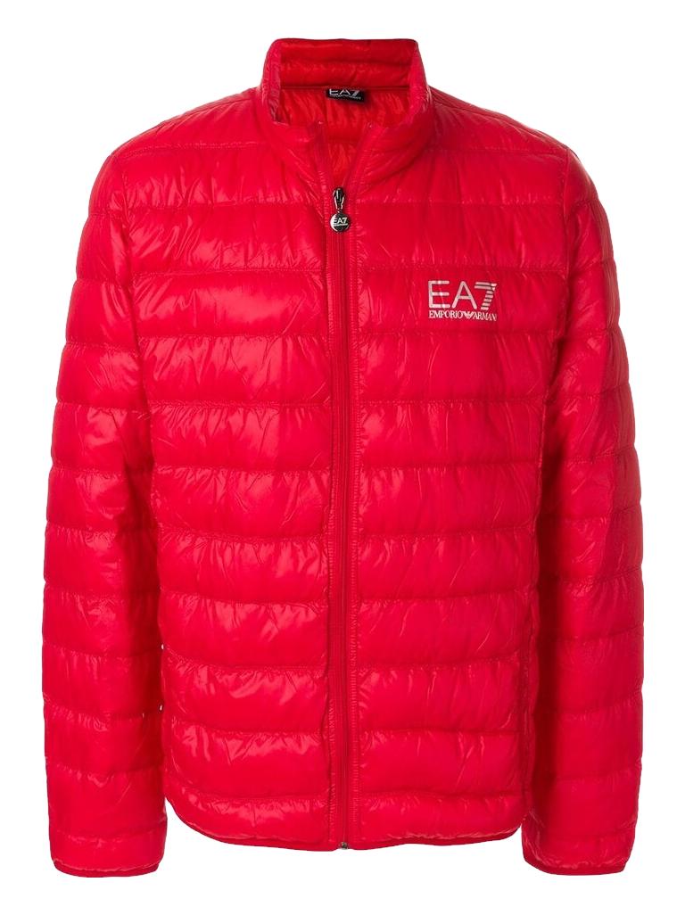 EA7 EA7 Emporio Armani Padded Logo Zip-Up Jacket