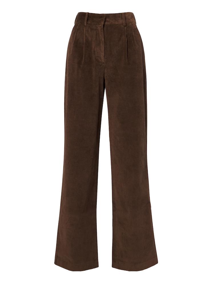 AYA MUSE Aya Muse Chocolate Corduroy Wide-Leg Pants