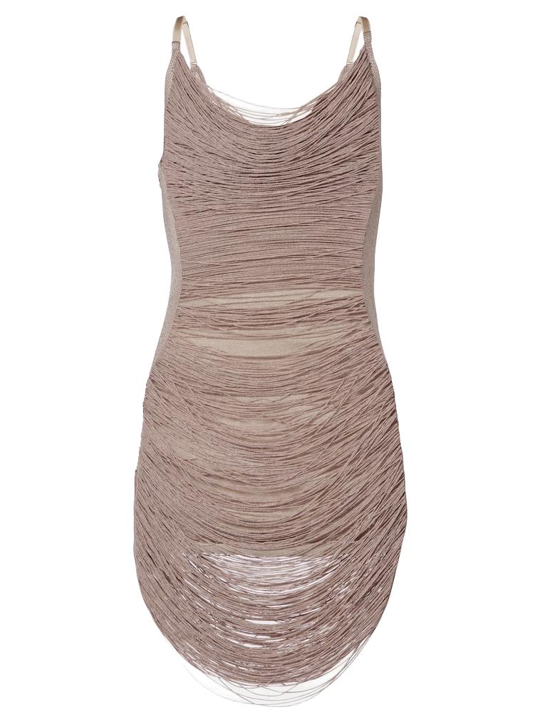ATTICO The Attico Fringed Mini Dress