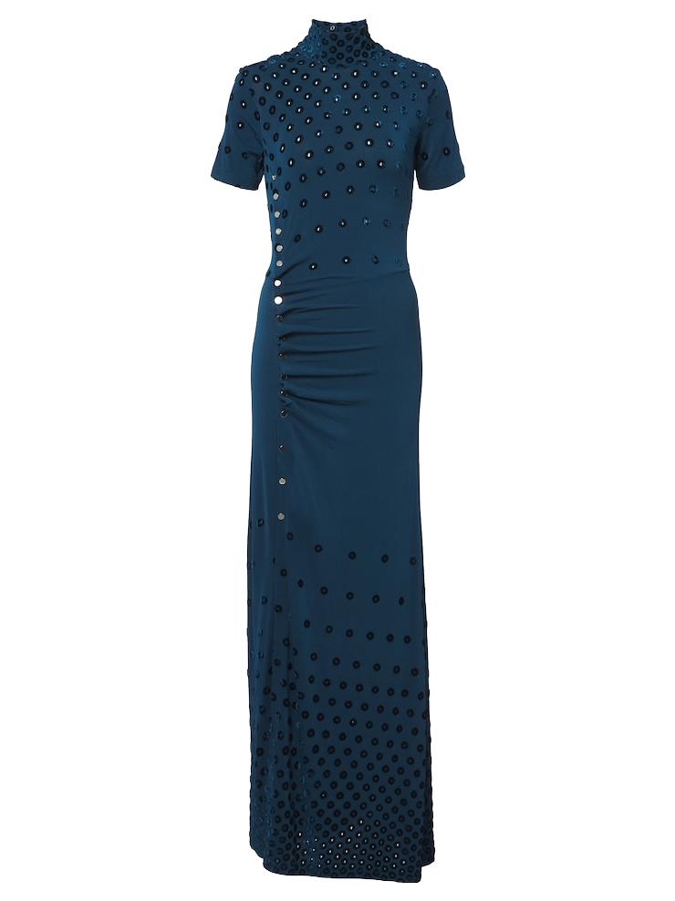 PACO RABANNE appliqué gown