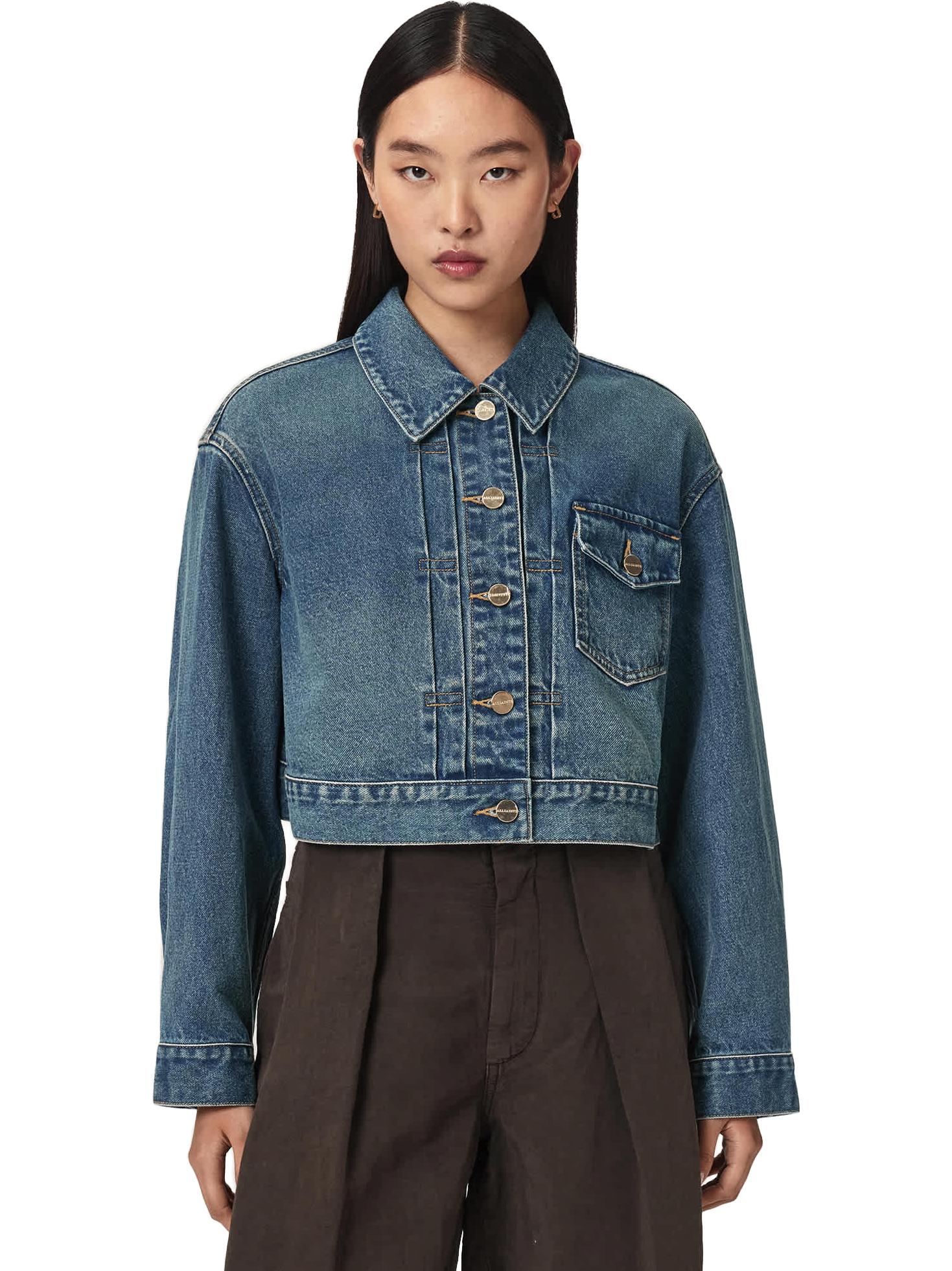 ALLSAINTS AllSaints Blink Cropped Denim Jacket