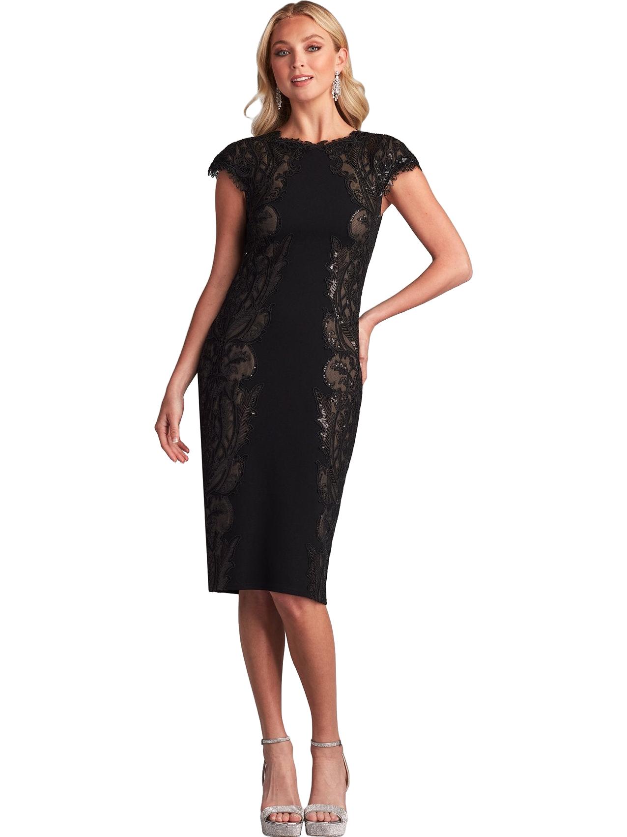 TADASHI SHOJI Tadashi Shoji Samara Embellished Panel Dress