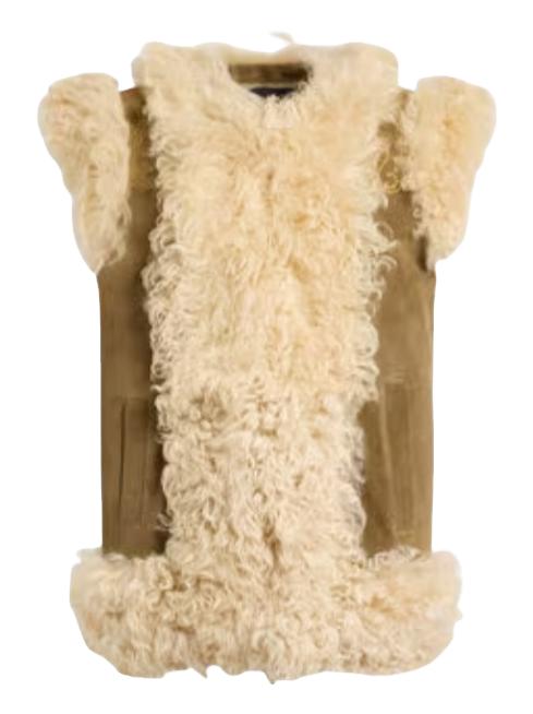ETRO Etro Peacock Shearling Waistcoat