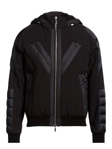 MOORER MOORER Two-Tone Hooded Down Jacket