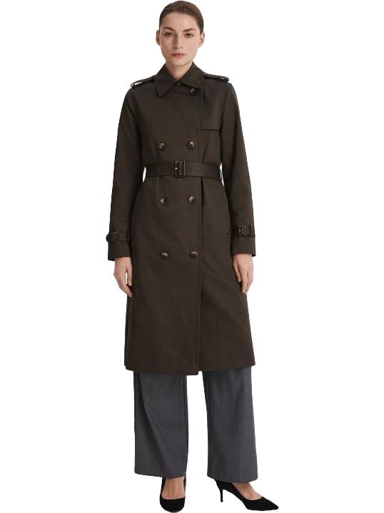 OROLAY Orolay Long Classic Double-Breasted Trench Coat