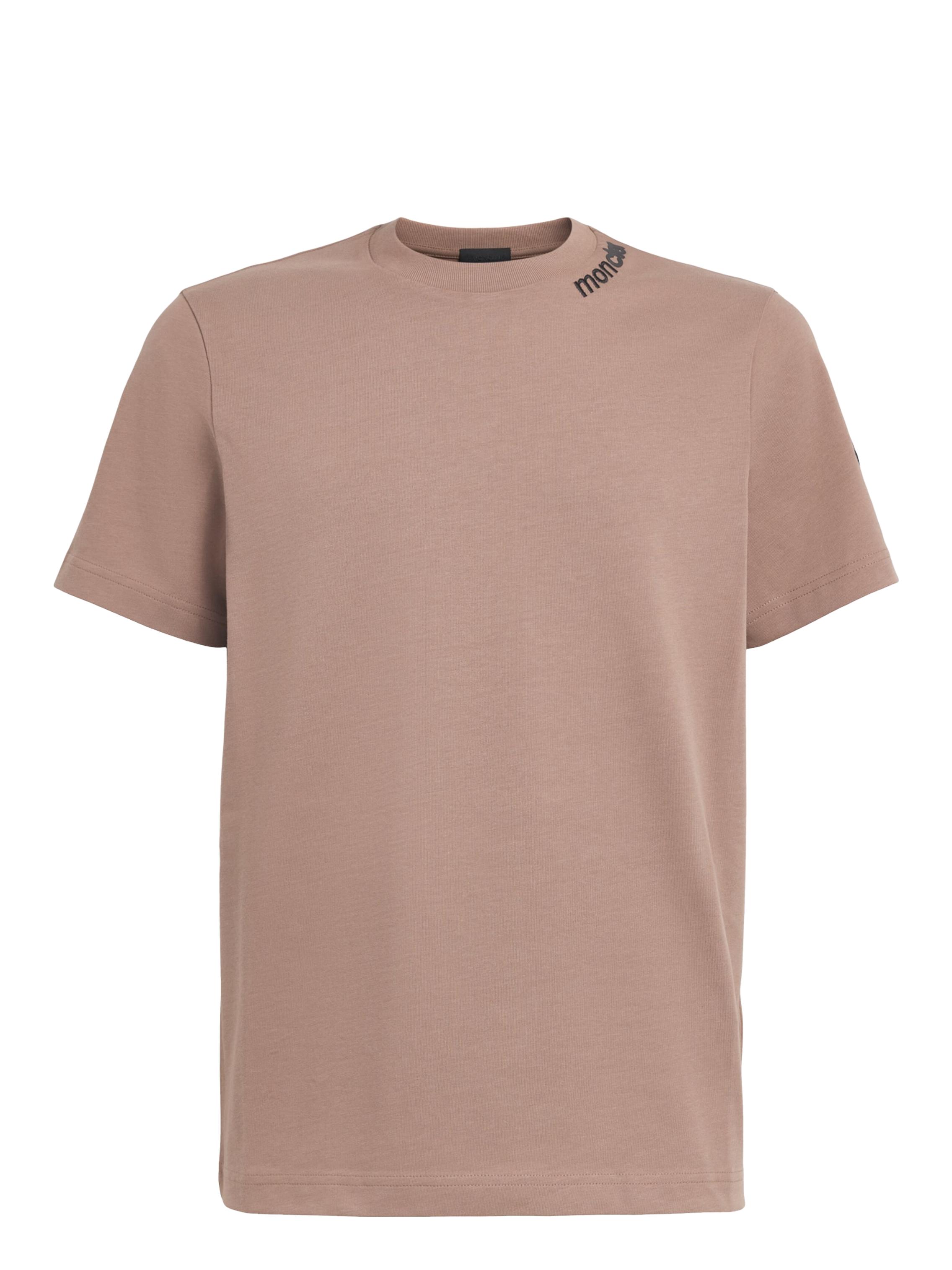 MONCLER cotton embroidered logo t-shirt