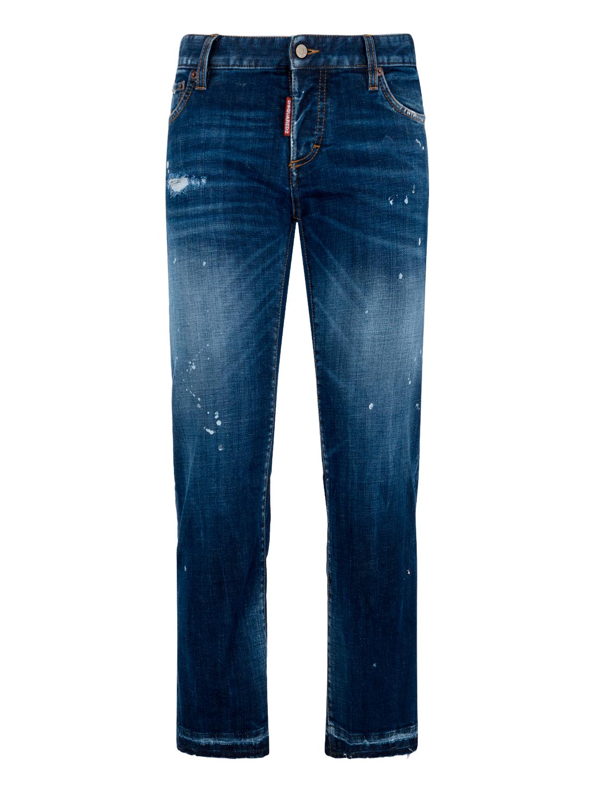 DSQUARED2 Dsquared2 Medium Wash Distressed Jeans