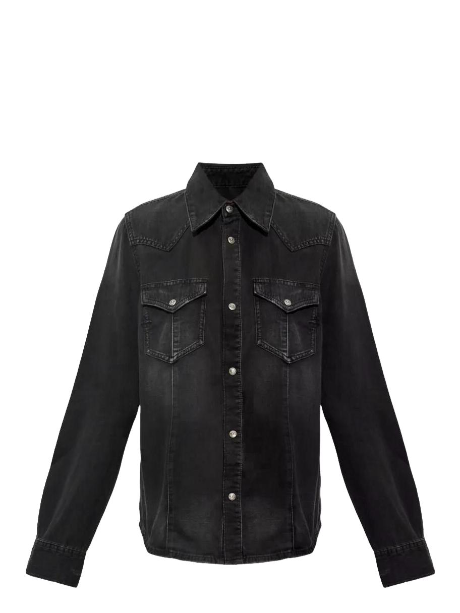 DIESEL® Diesel Treated Denim Western Shirt