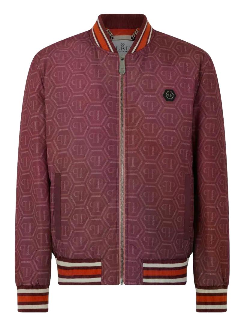 PHILIPP PLEIN PHILIPP PLEIN All-Over Monogram Bomber Jacket