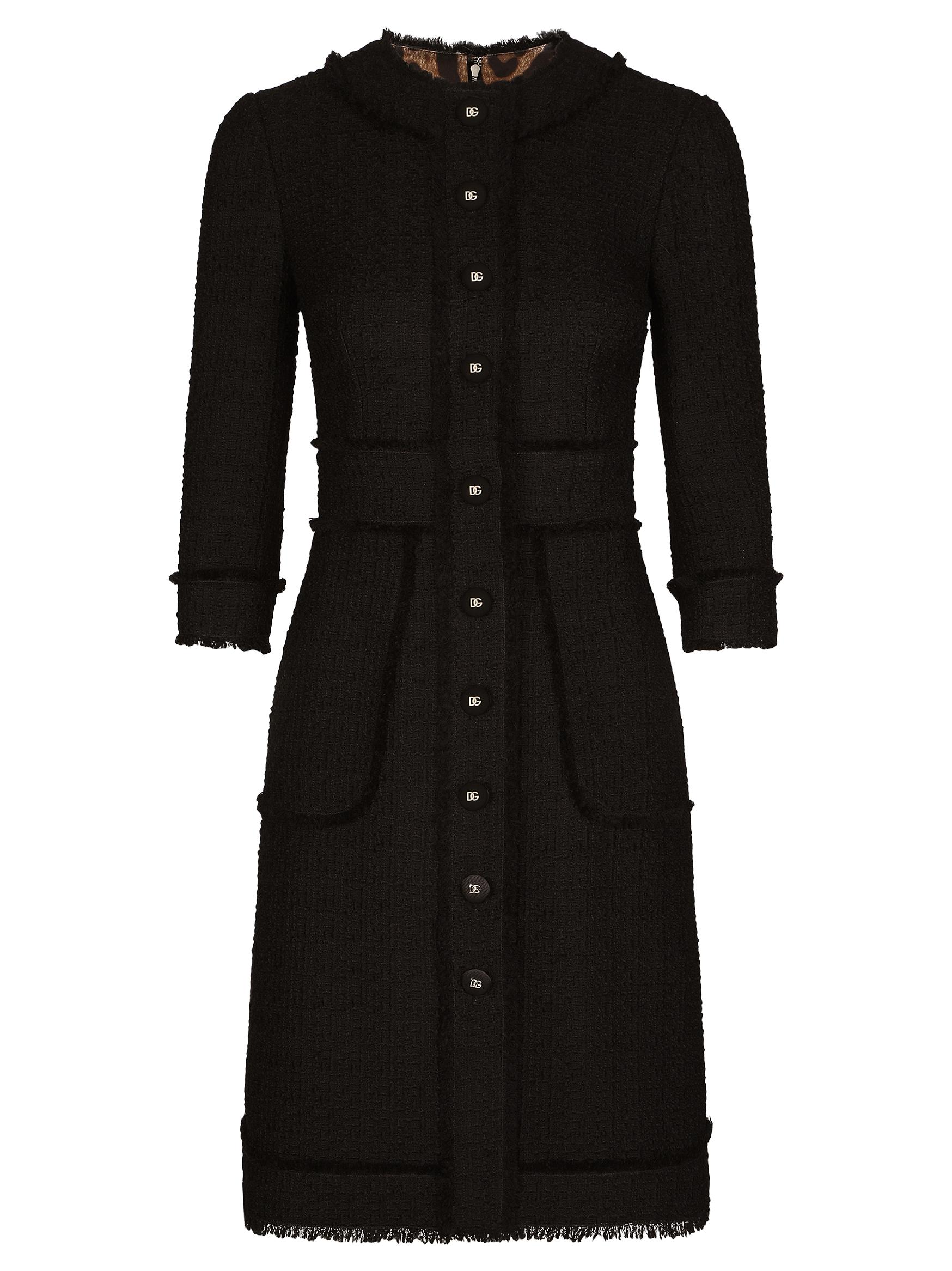 DOLCE & GABBANA Dolce & Gabbana Raschel Tweed Midi Dress