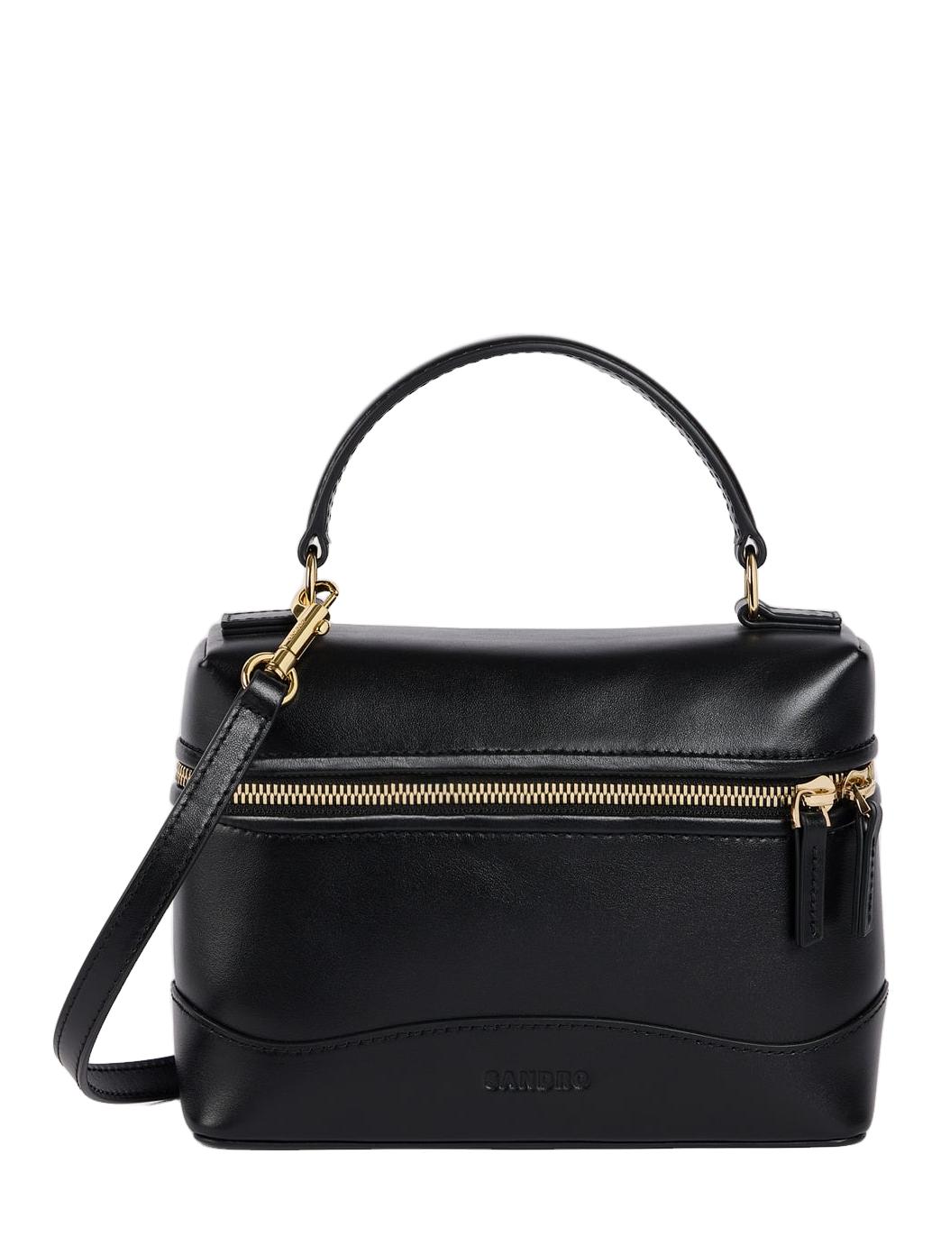 SANDRO Sandro Tangolino Leather Bag