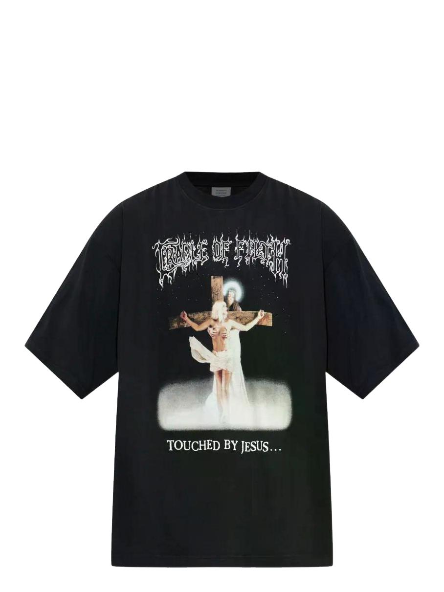 VETEMENTS graphic-print oversized t-shirt