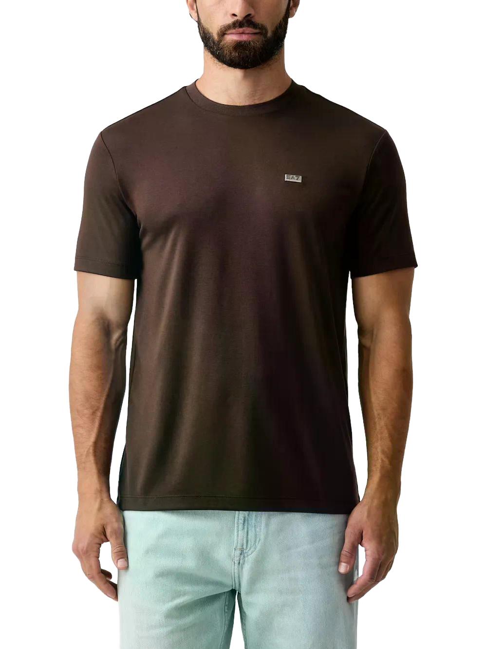 EA7 logo-plaque t-shirt
