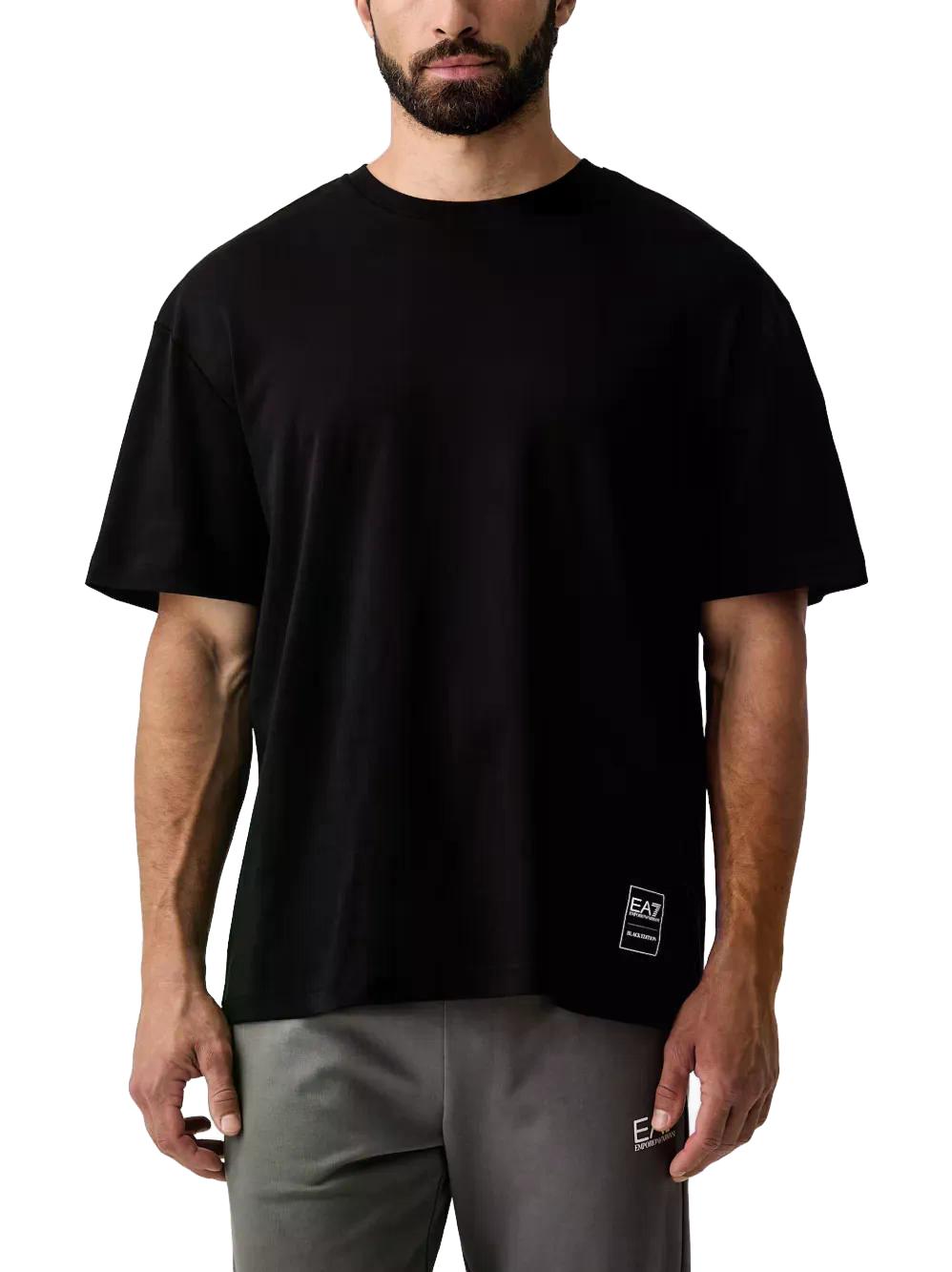EA7 logo-patch t-shirt
