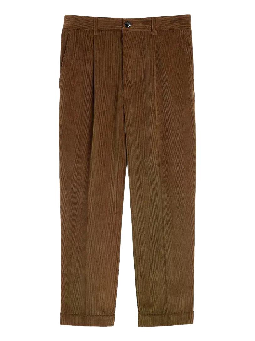 AMI AMI Paris Carrot-Fit Corduroy Cotton Trousers