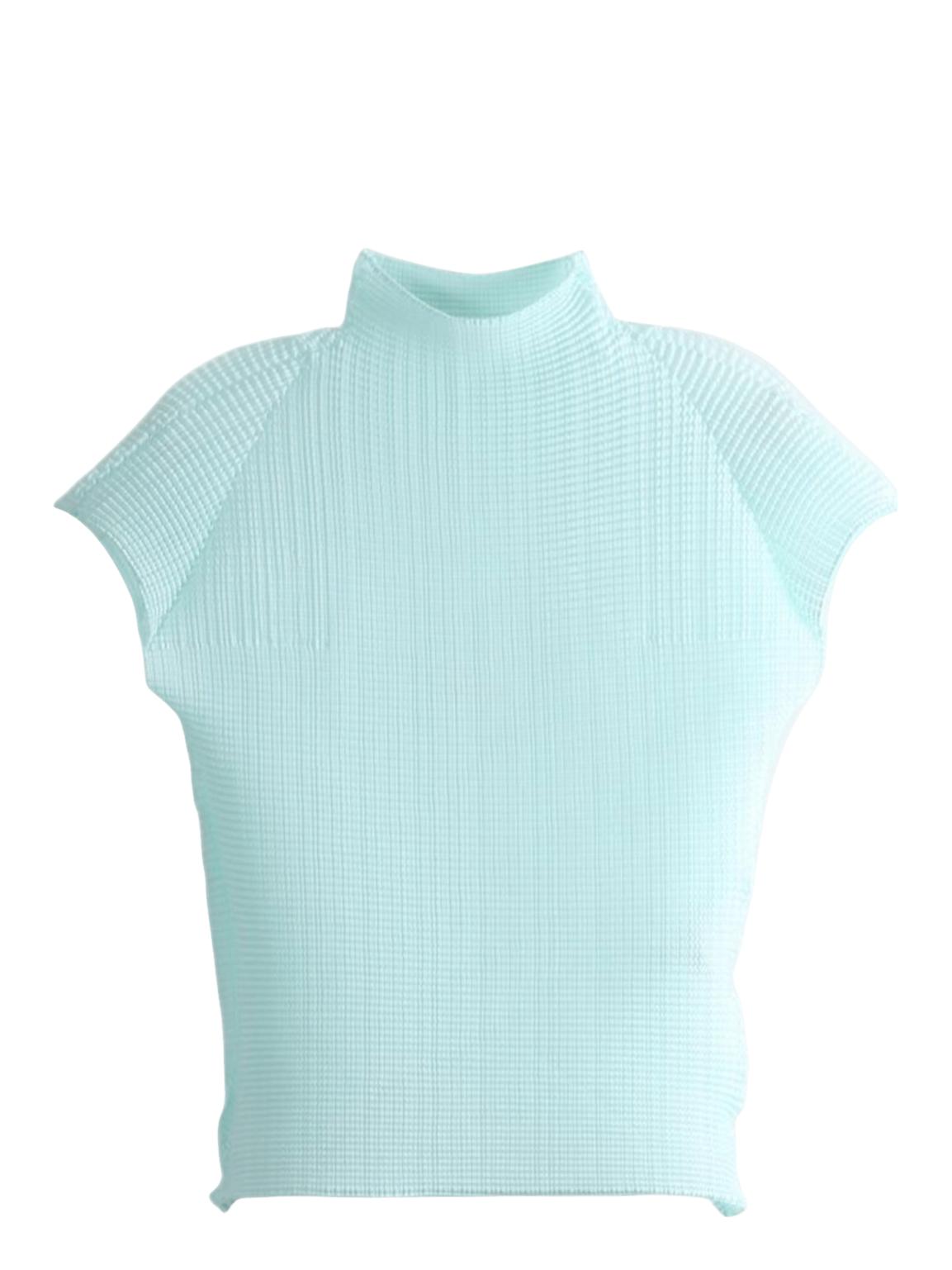 GANNI Crochet-Flowers Jersey Top
