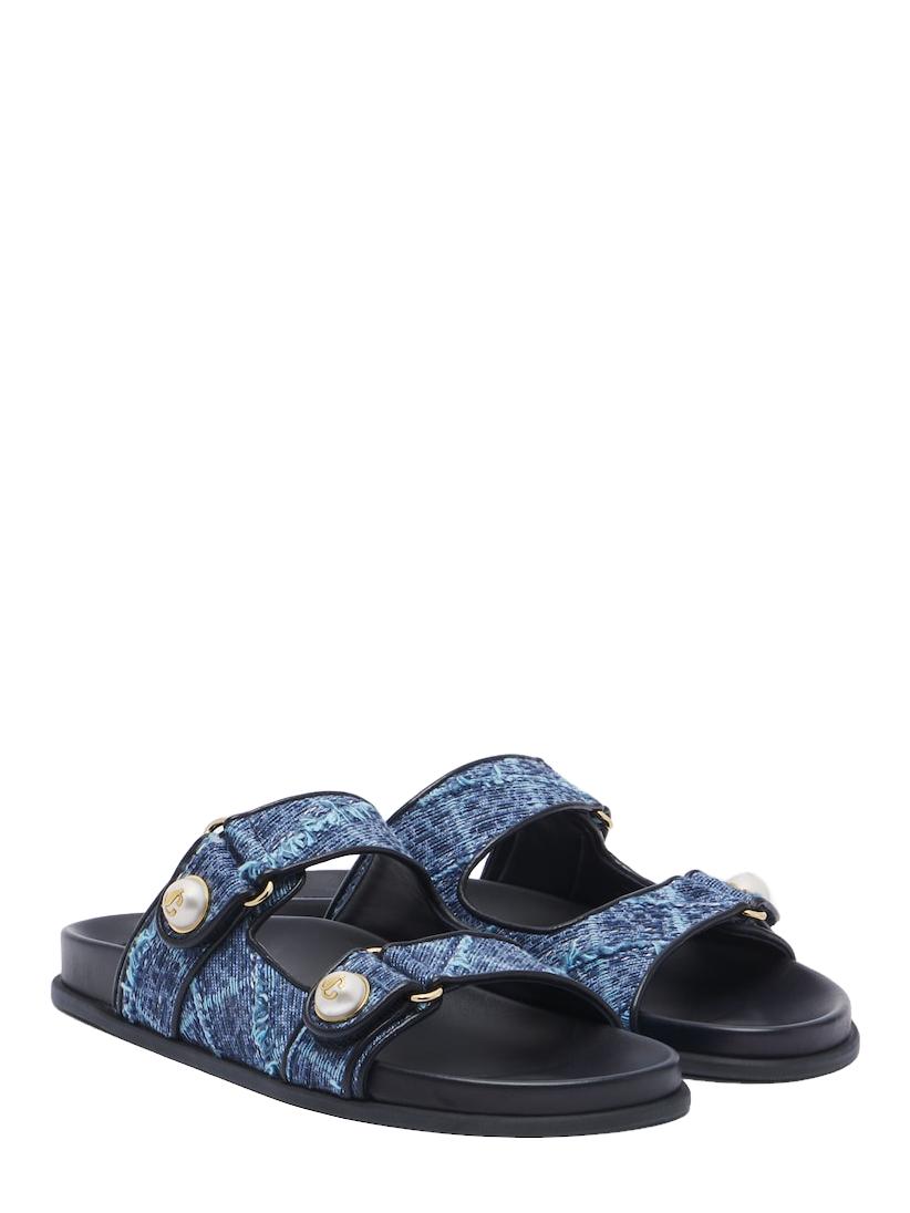 JIMMY CHOO Jimmy Choo Fayence Denim Sandals
