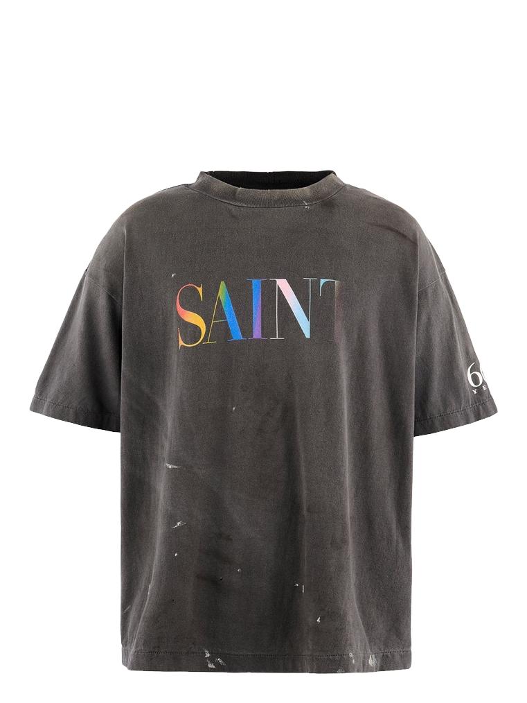 SAINT MXXXXXX Devil Daddy Short Sleeve T-shirt - Black | Editorialist
