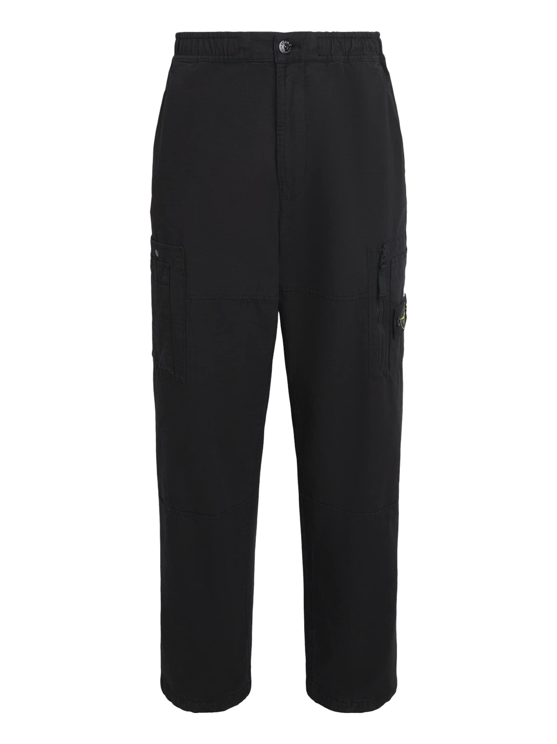 STONE ISLAND Stone Island Organic Cotton Ripstop Cargo Trousers