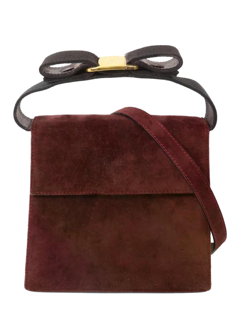 SALVATORE FERRAGAMO Salvatore Ferragamo Bow Detail Shoulder Bag