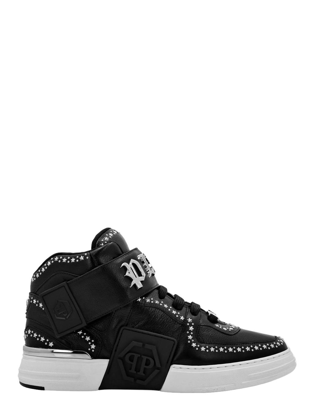 PHILIPP PLEIN Philipp Plein Snakeskin Leather Biker Jacket