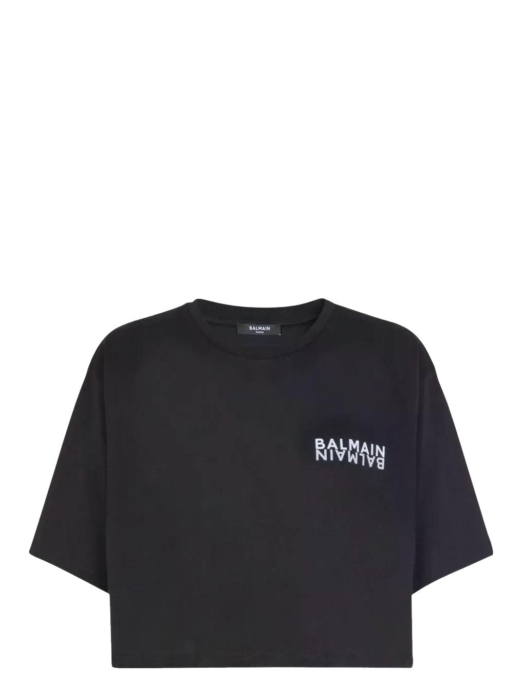 BALMAIN Balmain Printed Cotton T-Shirt