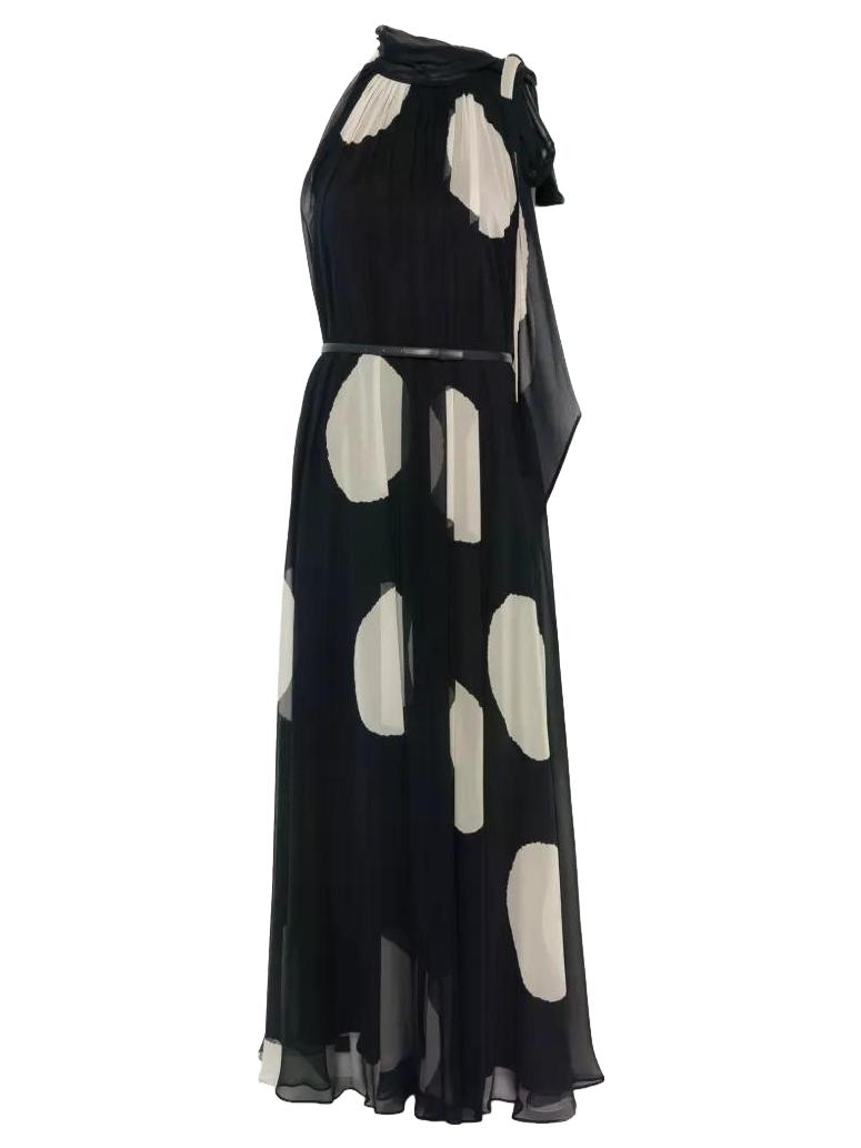 CECE DUPRAZ Swiss Dot Tulle Midi Skirt