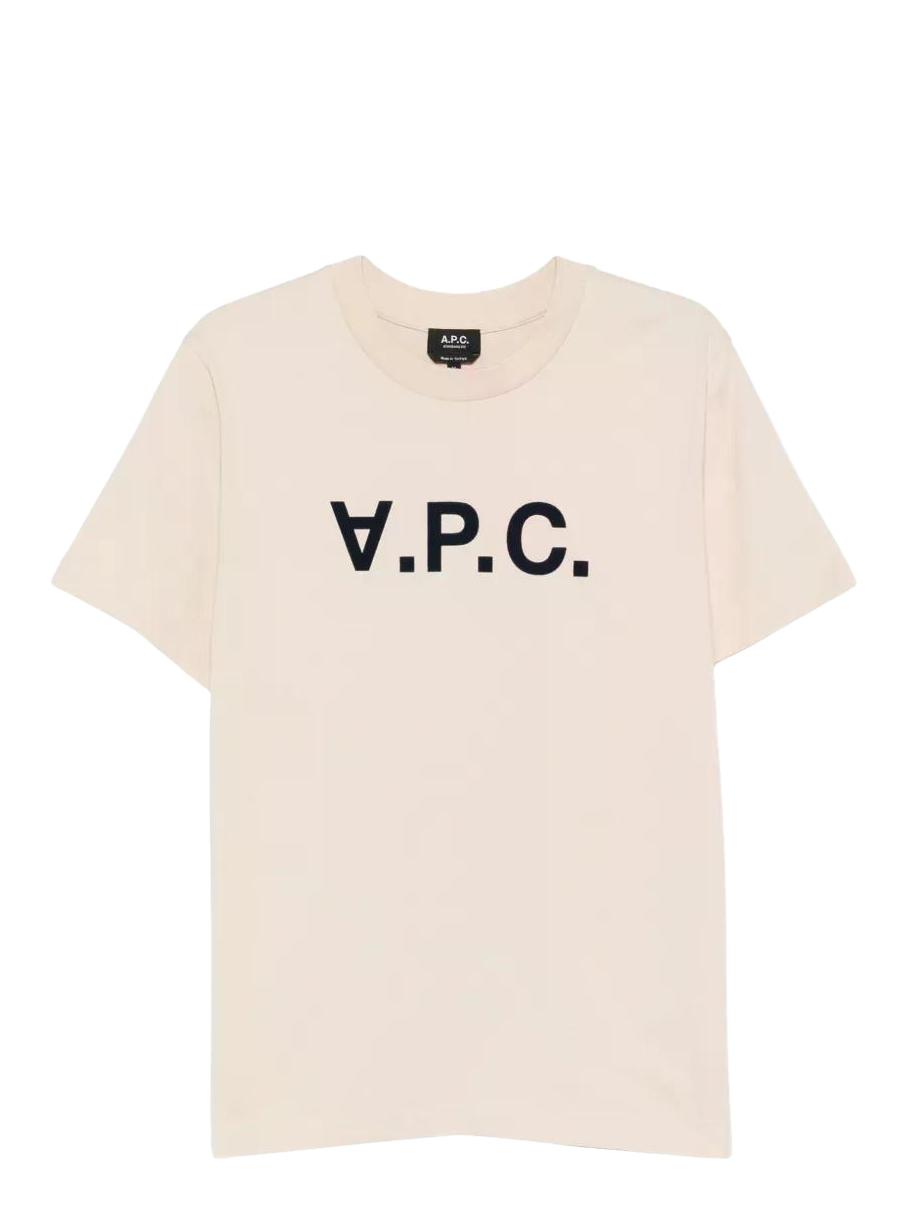 A.P.C. A.P.C. Logo Print Cotton T-Shirt
