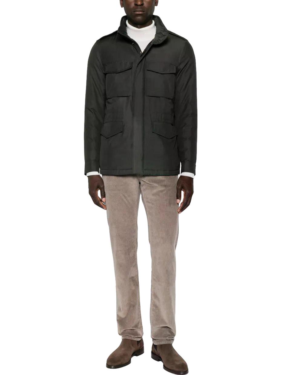 MOORER Moorer Four-Pocket Epaulette Jacket